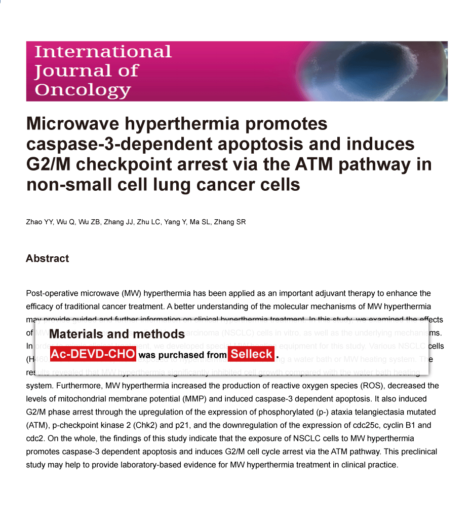 Ac-DEVD-CHO | Caspase 抑制剂&激活剂 | 现货供应 | 美国品牌 | 免费采购电话400-668-6834