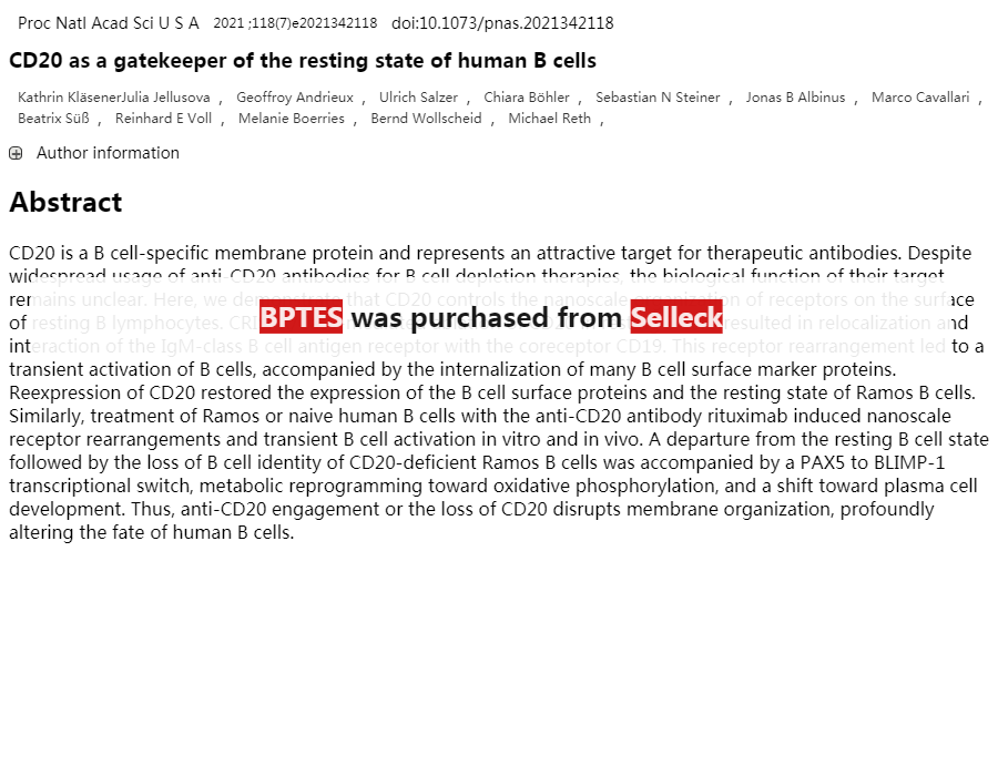 BPTES | Glutaminase 抑制剂 | 现货供应 | 美国品牌 | 免费采购电话400-668-6834