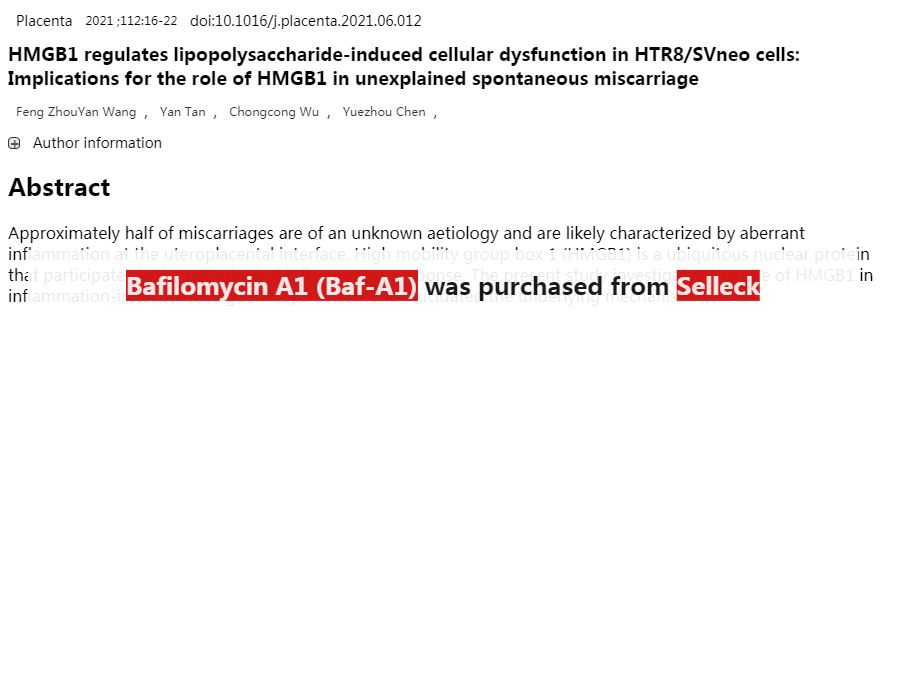 Bafilomycin A1 (Baf-A1) | Proton Pump 抑制剂 | 现货供应 | 美国品牌 | 免费采购电话400-668 ...