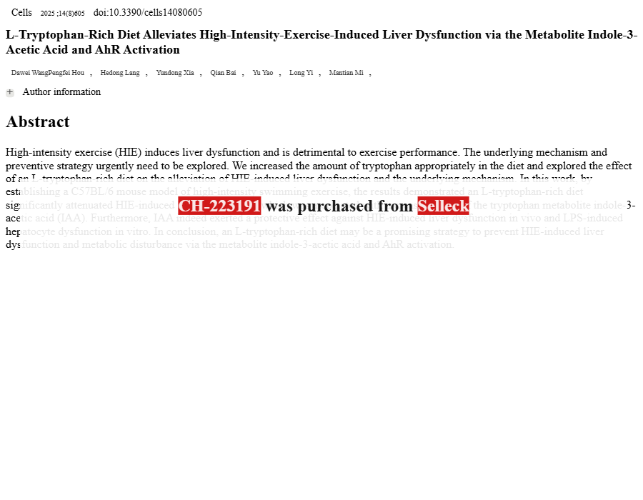 AhR Inhibitor | Aryl Hydrocarbon Receptor Antagonist Review