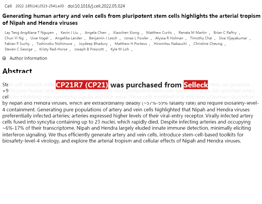 CP21R7 (CP21) | ≥99%(HPLC) | Selleck | GSK-3 inhibitor