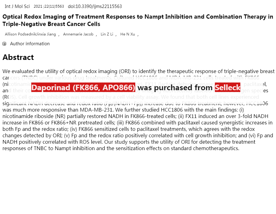 NAMPT Inhibitor | NAMPT Inhibitor Review NAMPT Inhibitor | NAMPT Inhibitor Review