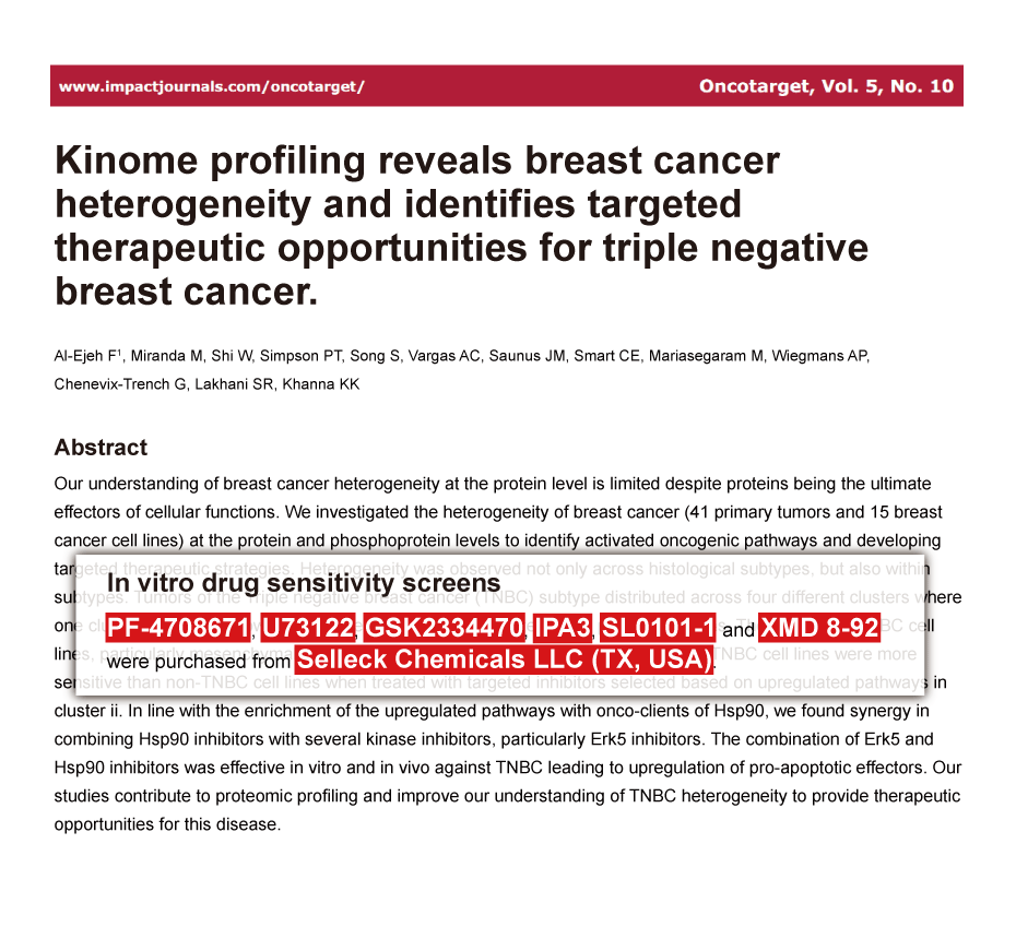 IPA-3 | 购买PAK 抑制剂 - Selleck