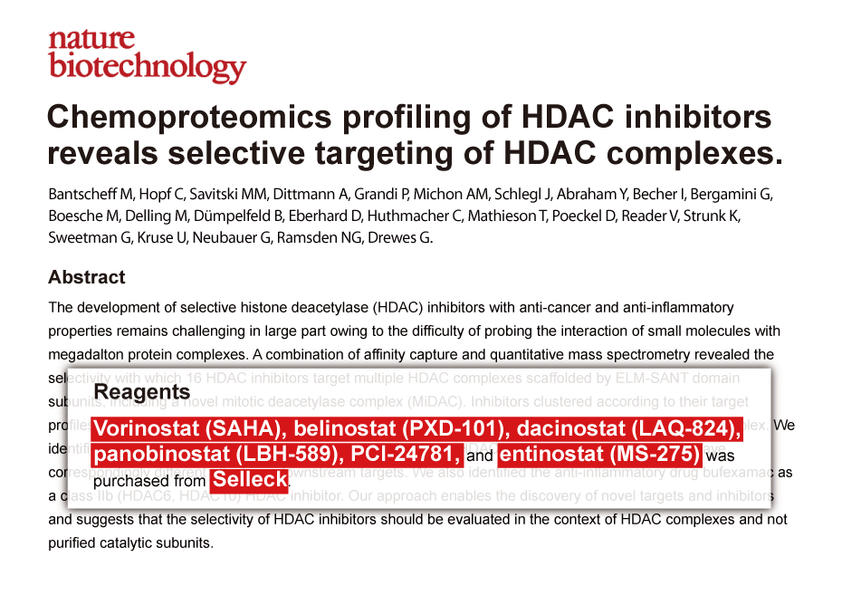 Panobinostat (LBH589) | HDAC 抑制剂 | 现货供应 | 美国品牌 | 免费采购电话400-668-6834