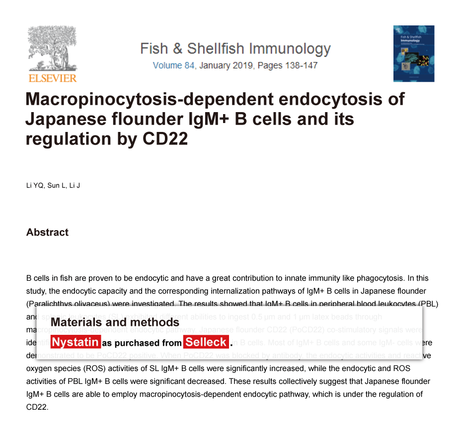 购买Nystatin (Fungicidin) | 哺乳动物细胞培养抗生素 inhibitor | 价格 | IC50 | 只能用于研究