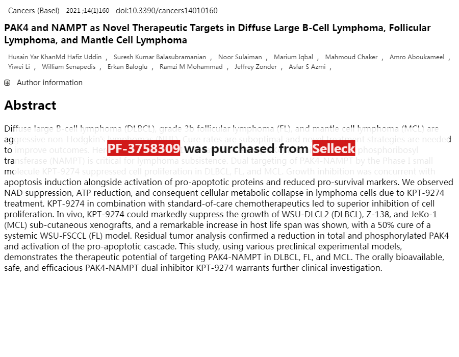 PAK | p21 activated kinases