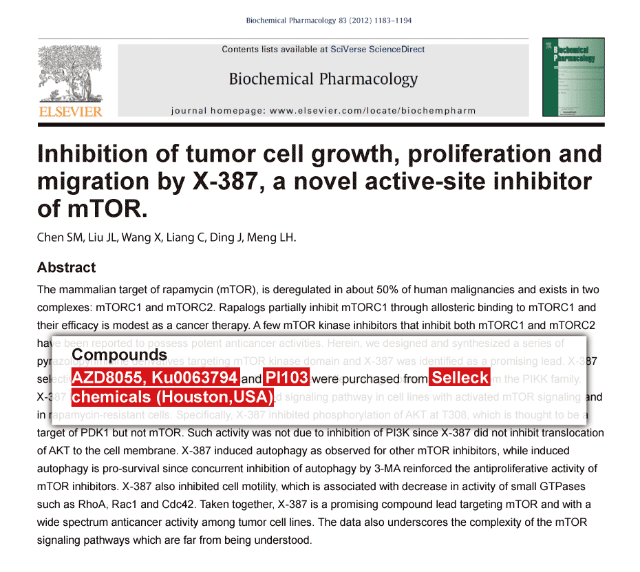 PI-103 | 购买PI3K 抑制剂 - Selleck