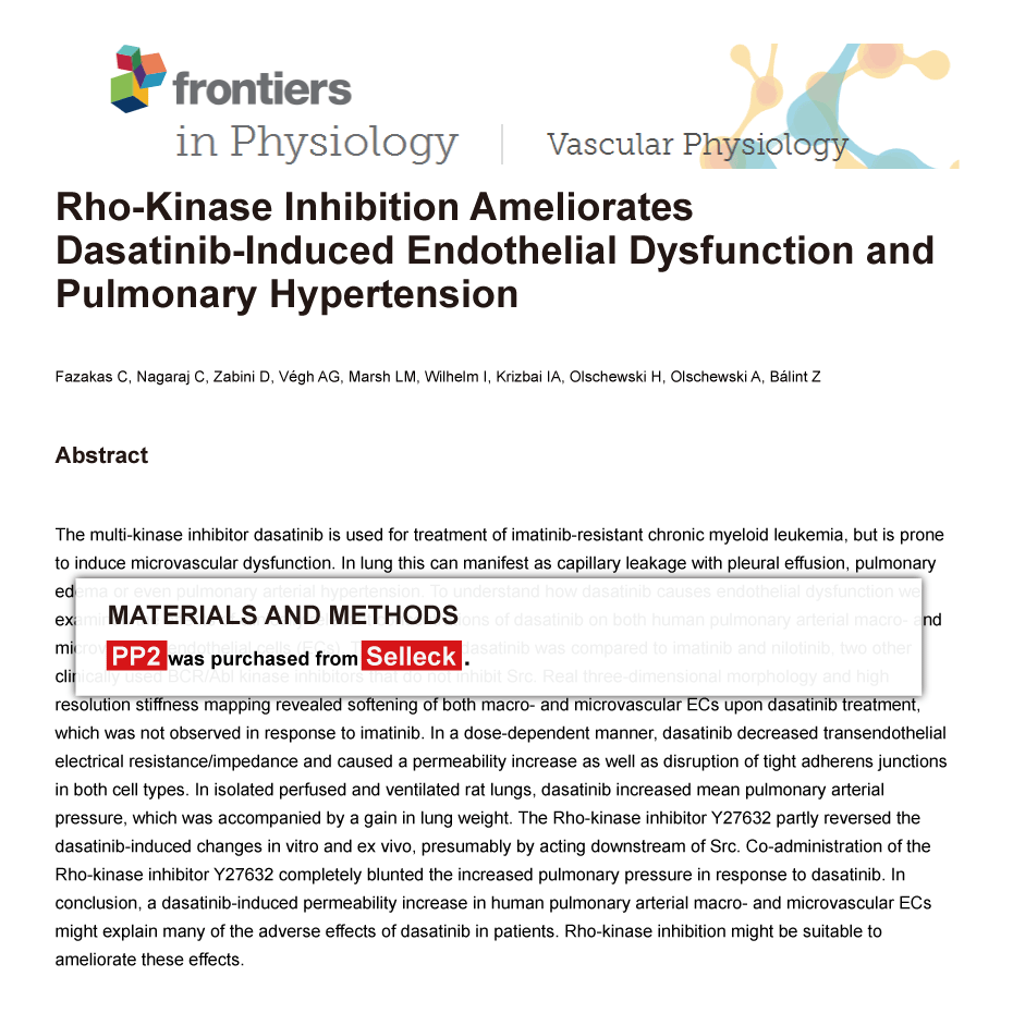 PP2 | 购买Src 抑制剂 - Selleck
