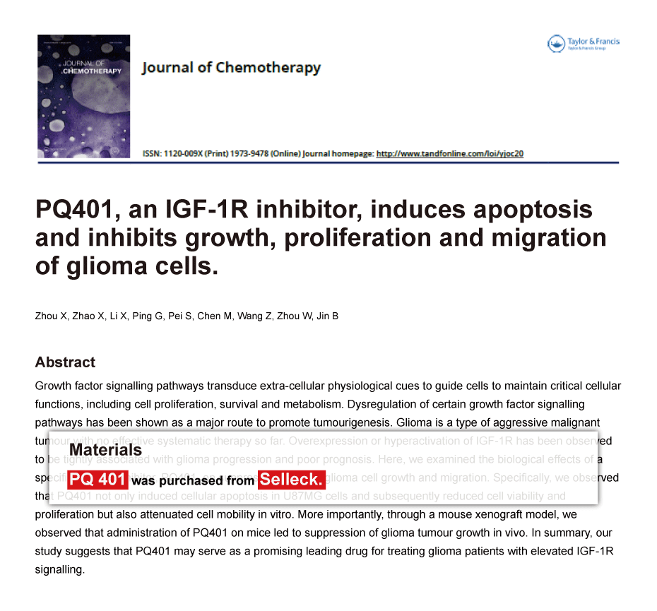 IGF-1R抑制剂 | IGF-1R Inhibitor