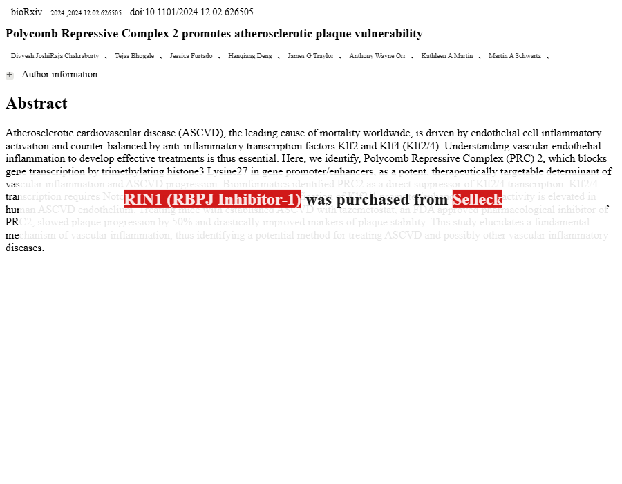 Notch 拮抗剂 | Notch 抑制剂 | Notch 激动剂 | Notch 激活剂