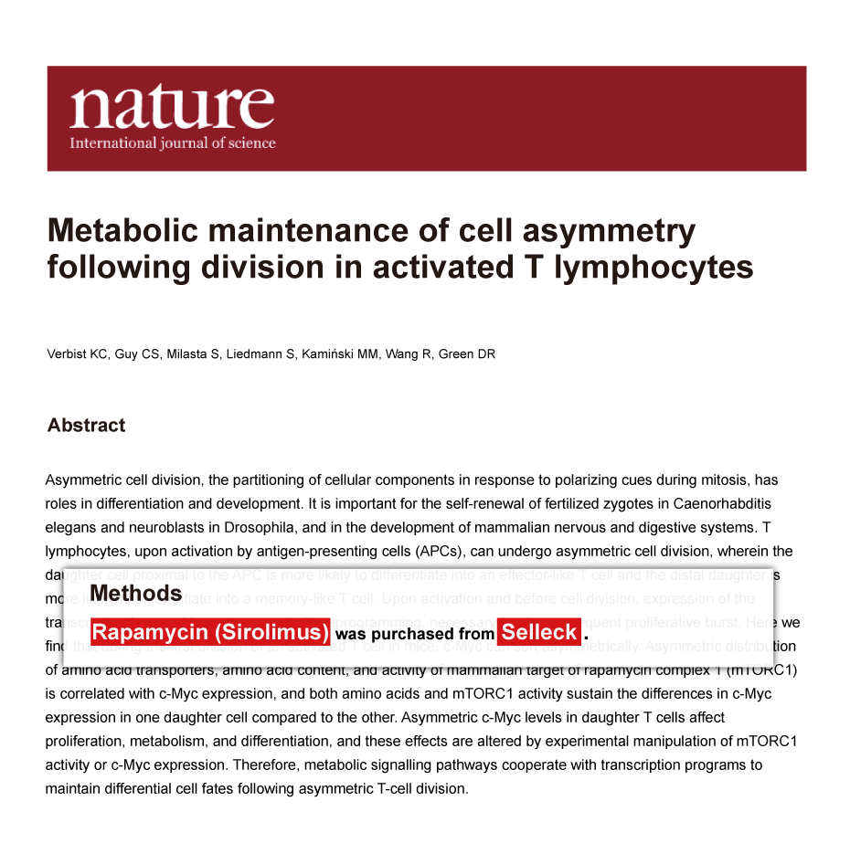 mTOR抑制剂 | mTOR Inhibitor