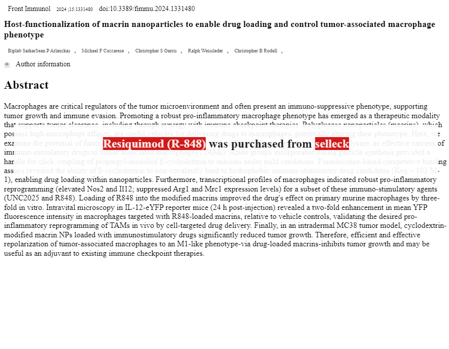 TNF-alpha抑制剂 | TNF-alpha Inhibitor