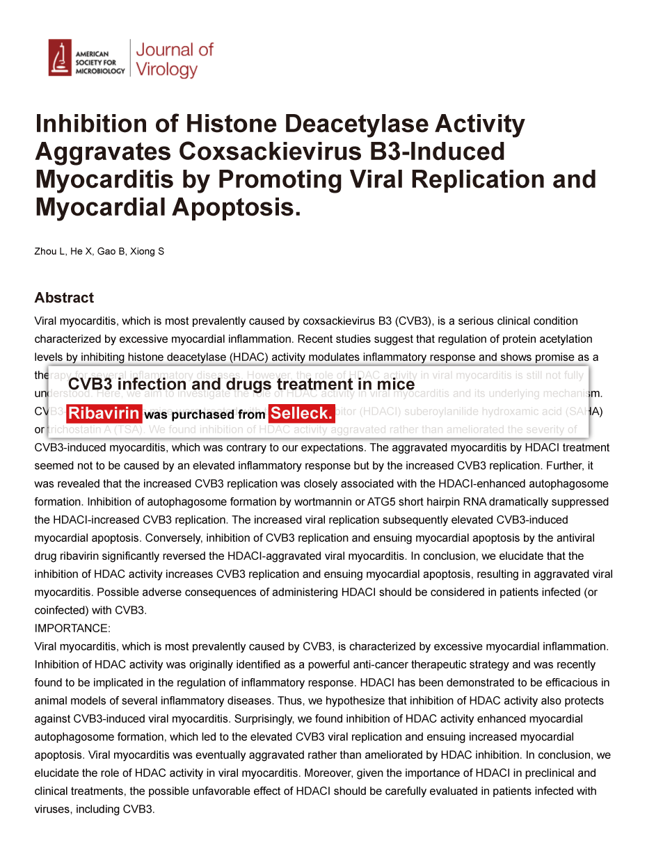 购买Ribavirin (ICN-1229) | Antiviral chemical | 价格 | IC50 | 只能用于研究