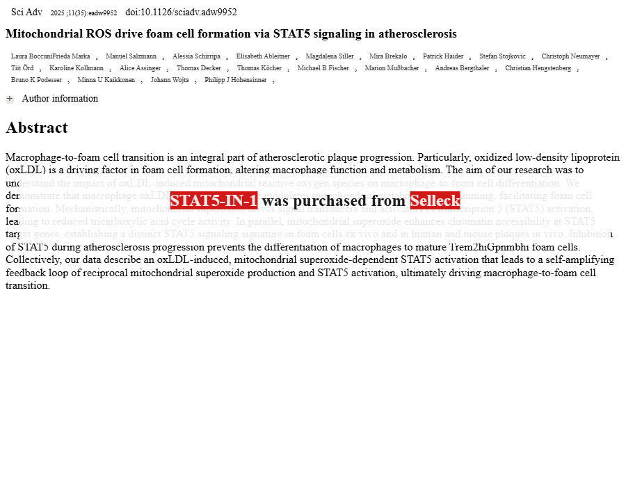 STAT抑制剂 | STAT Inhibitor