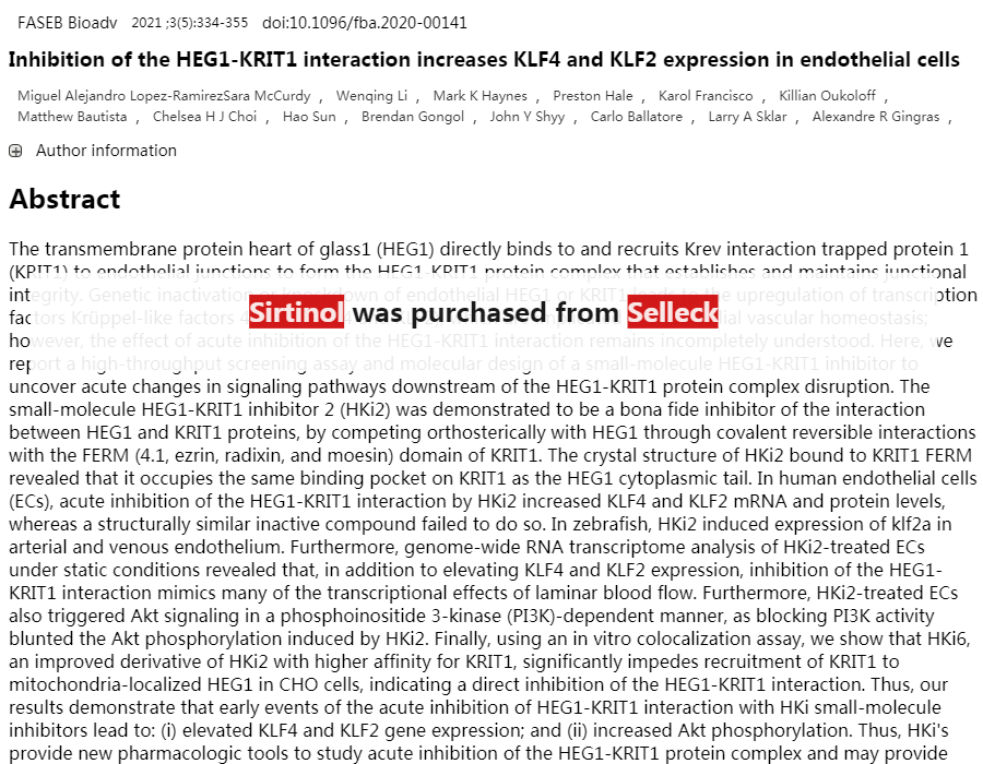 Sirtinol | 购买Sirtuin 抑制剂 - Selleck