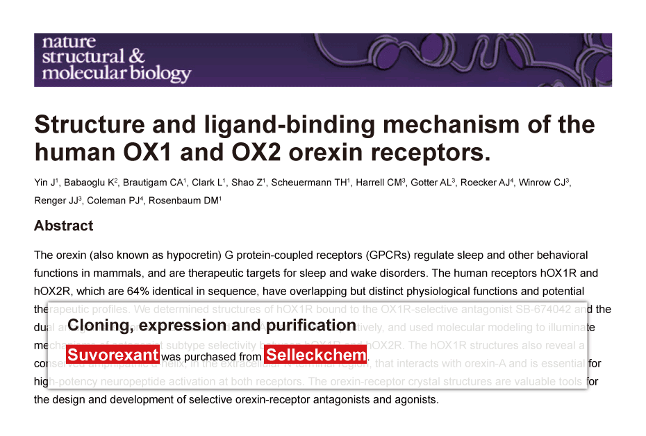 Ox Receptor激动作用
