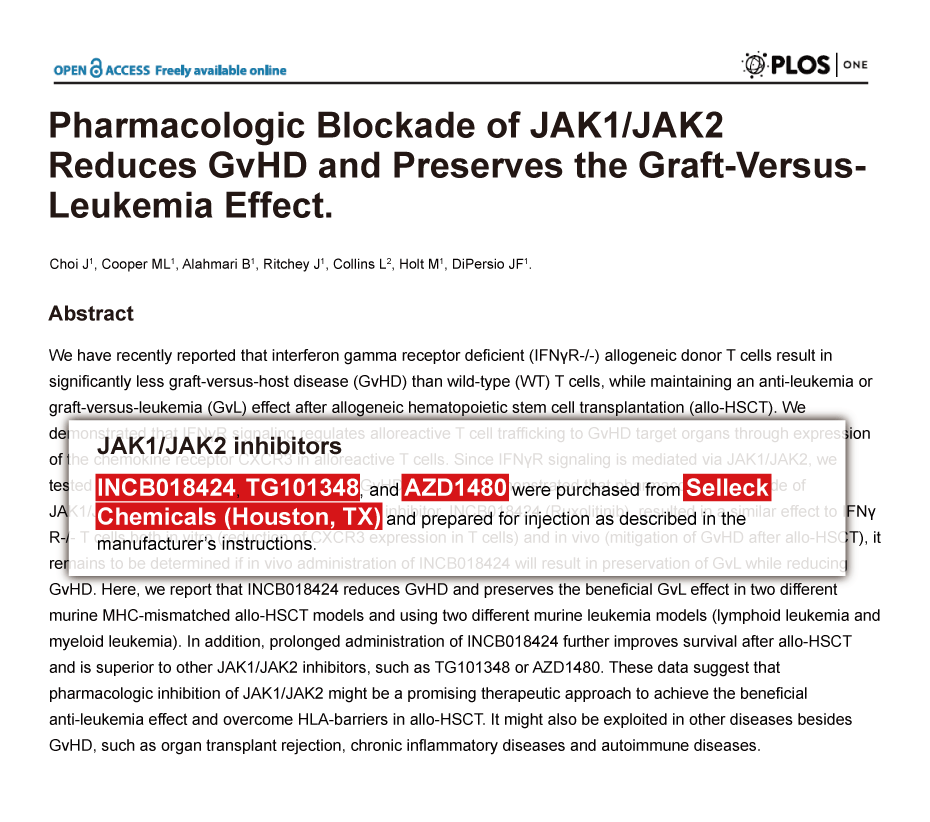 Fedratinib (TG101348) | 购买JAK 抑制剂 - Selleck