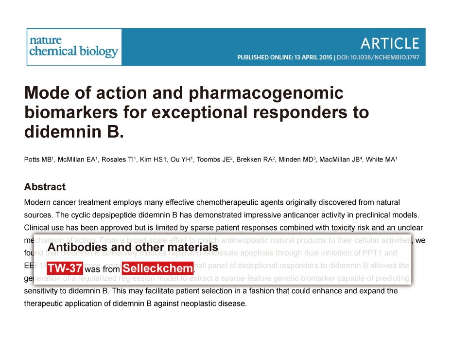 Bcl-2抑制剂 | Bcl-2 Inhibitor