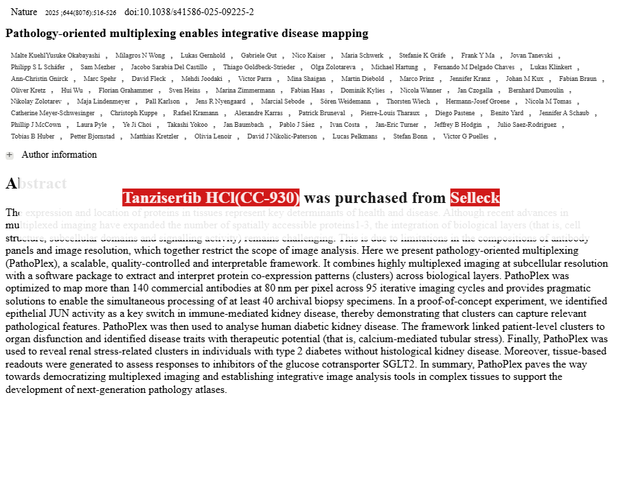 JNK抑制剂 | JNK Inhibitor