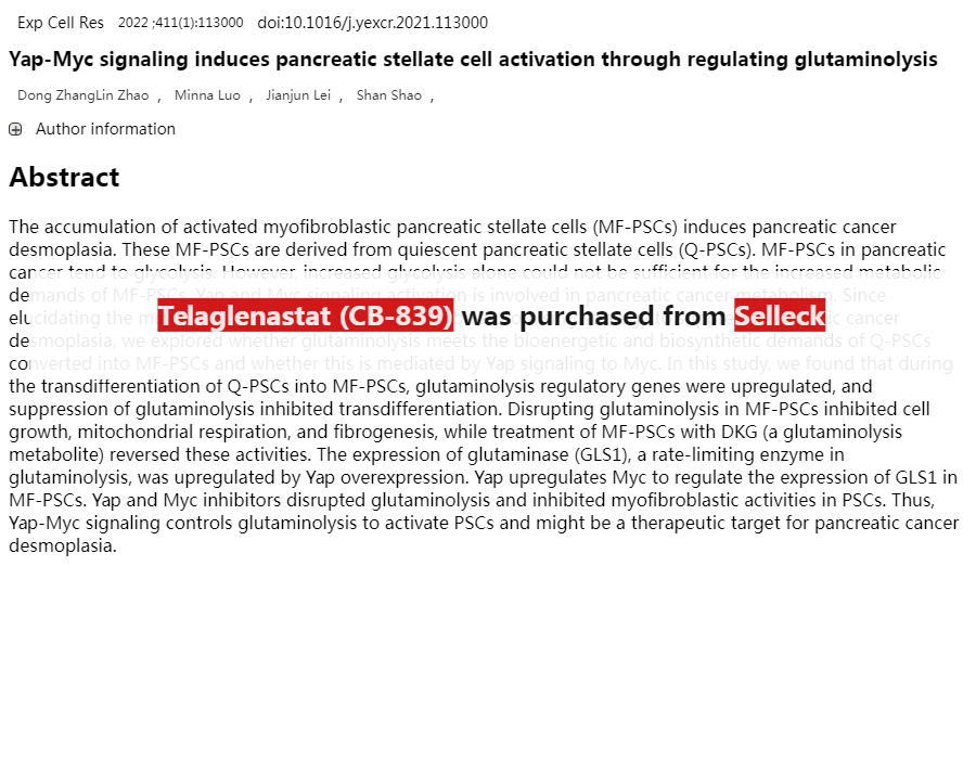 Glutaminase Inhibition | Glutaminase Inhibitor Review
