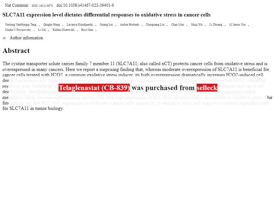 Glutaminase Inhibition | Glutaminase Inhibitor Review