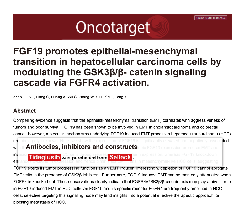 Tideglusib | 购买GSK-3 抑制剂 - Selleck