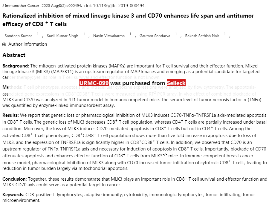 MLK Inhibitors | MLKL Review