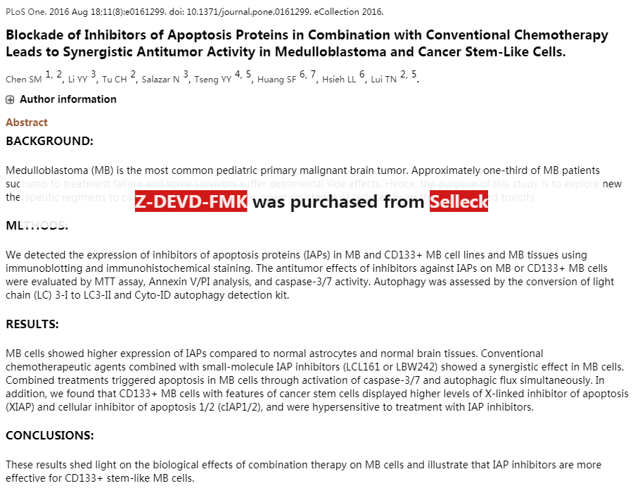 Z-DEVD-FMK | Caspase 抑制剂&激活剂 | 现货供应 | 美国品牌 | 免费采购电话400-668-6834