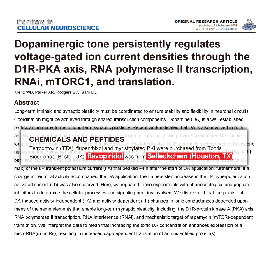 Flavopiridol (L86-8275) | CDK 抑制剂 | 现货供应 | 美国品牌 | 免费采购电话400-668-6834