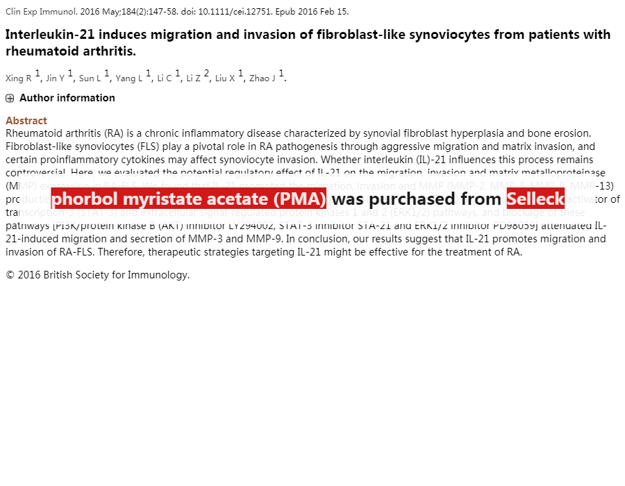 Phorbol 12-myristate 13-acetate (PMA) | PKC 抑制剂 | 现货供应 | 美国品牌 | 免费采购电话 ...