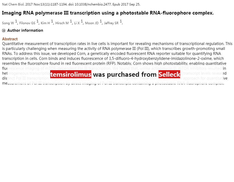 Temsirolimus (CCI-779) | 购买mTOR 抑制剂 - Selleck