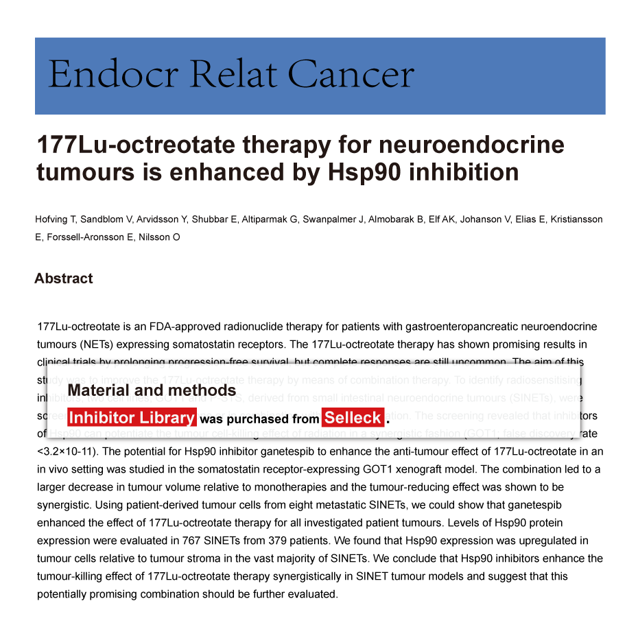抑制剂分子库| 96/384孔板 | 分子库/高通量筛选