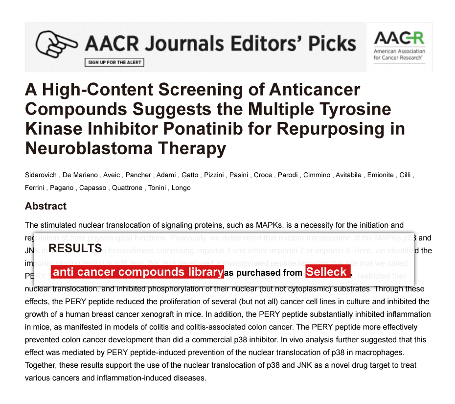 Anti-cancer Compound Library | 96/384 Well